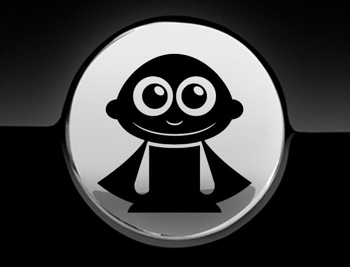 Adorable Superhero Fuel Cap Car Sticker – WinsterCreations™ Official Store