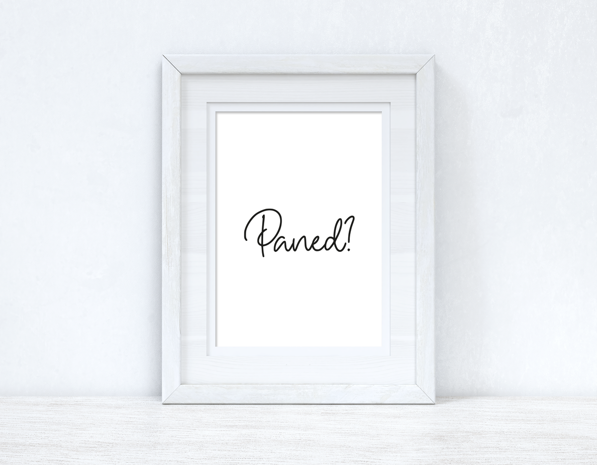 Paned? Cuppa? Home Welsh Decor Wall Decor Print – WinsterCreations ...